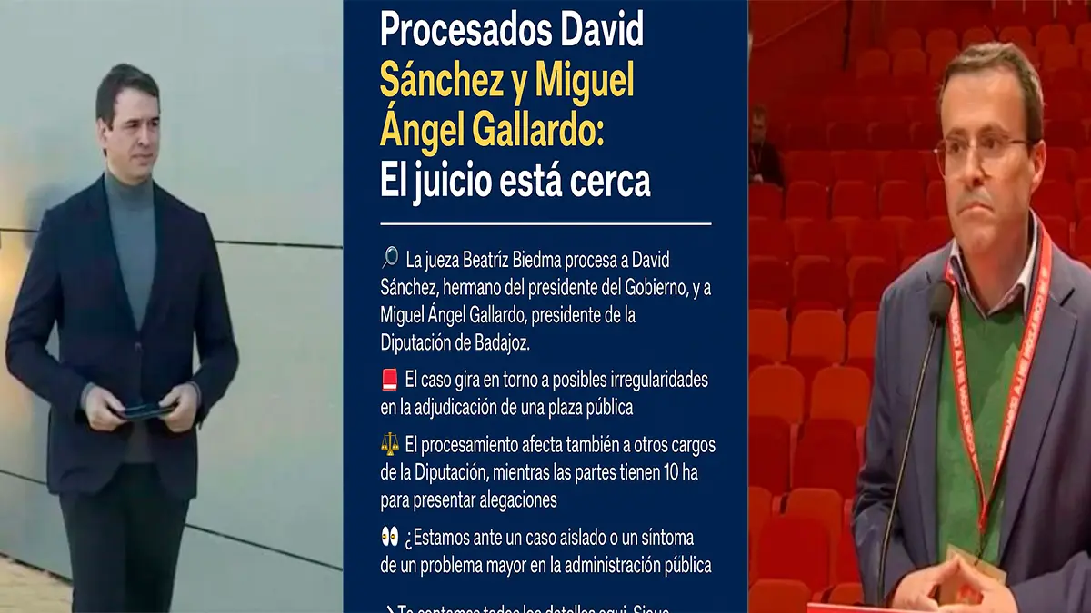 La jueza procesa a David Sánchez y a Miguel Ángel Gallardo | Norte de ...